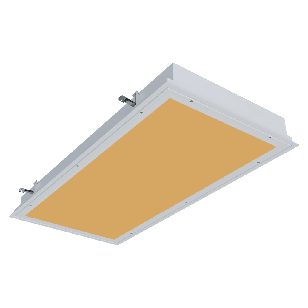 CLU - Recessed Flanged/Grid 570nm Amber & White LED Clean Room ...